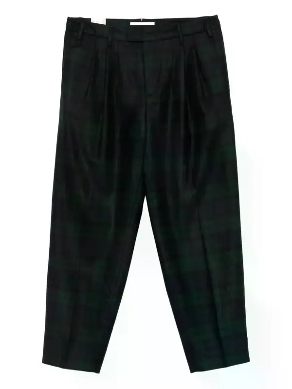 BRIGLIA 1949 Plaid Pleated-front Trousers