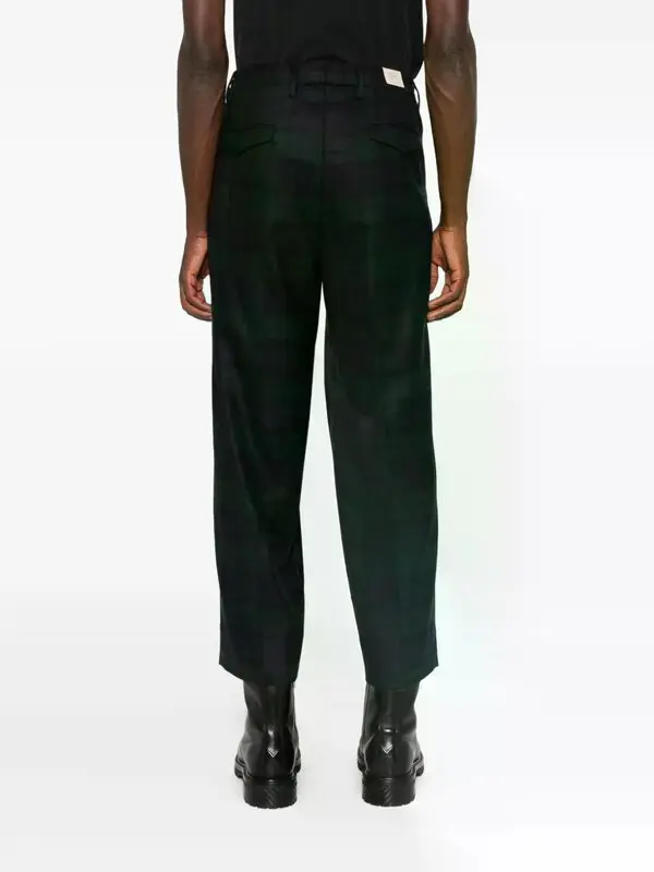 BRIGLIA 1949 Plaid Pleated-front Trousers