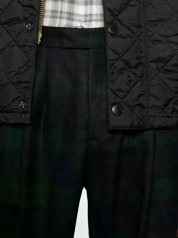 BRIGLIA 1949 Plaid Pleated-front Trousers