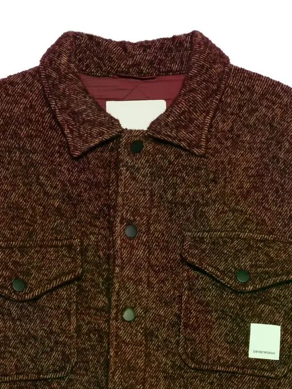 Emporio Armani Logo-patch Shirt Jacket