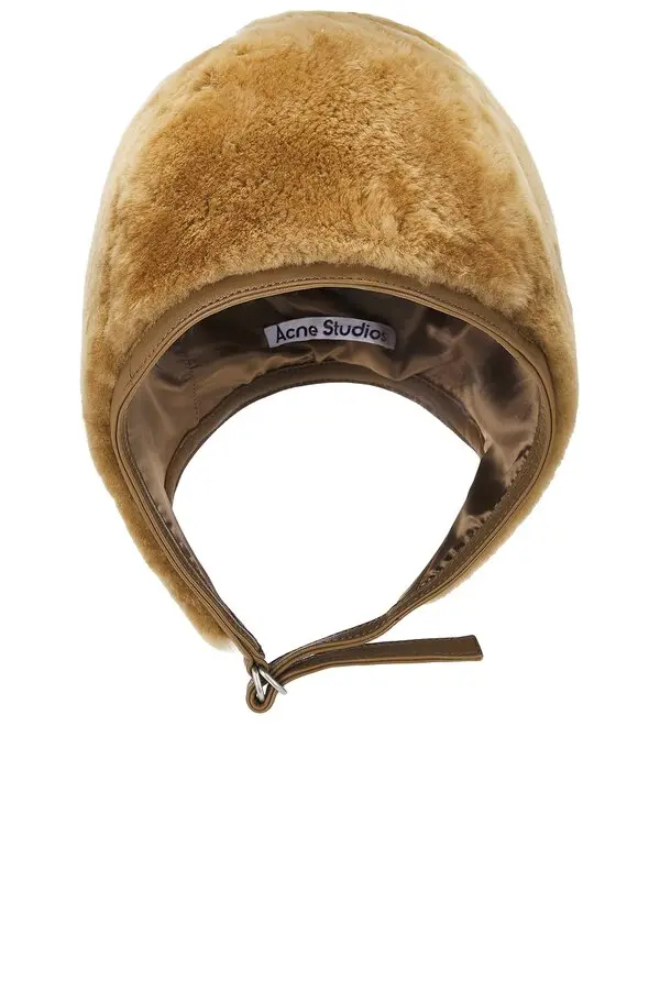 Acne Studios Belmer Fur Hat - Ginger Brown