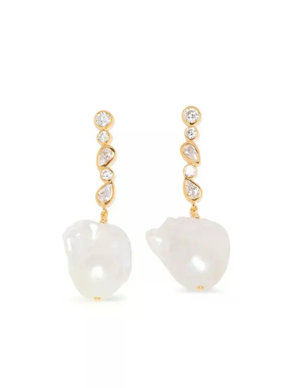 Completedworks Pitter-patter Drop Earrings - White