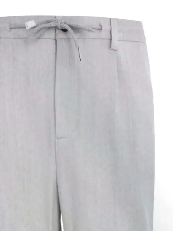 Eleventy Drawstring Tapered Trousers