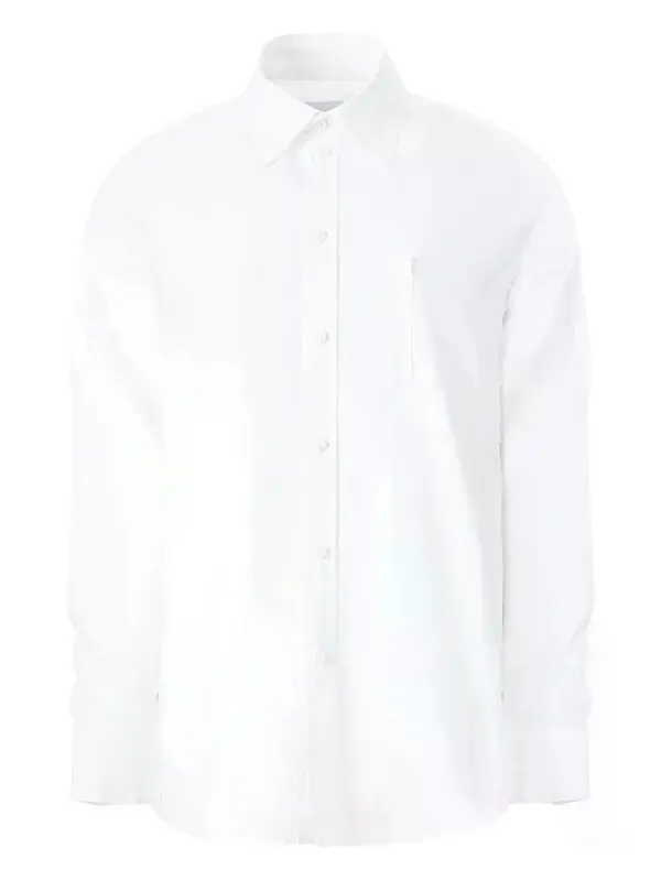 MEDEEA Deconstructed Pocket Shirt - White