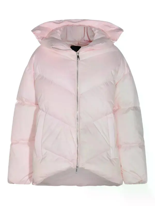 Add Chevron-quilted Puffer Jacket