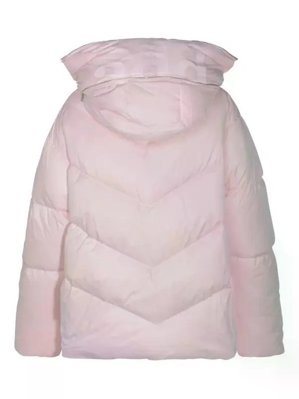 Add Chevron-quilted Puffer Jacket