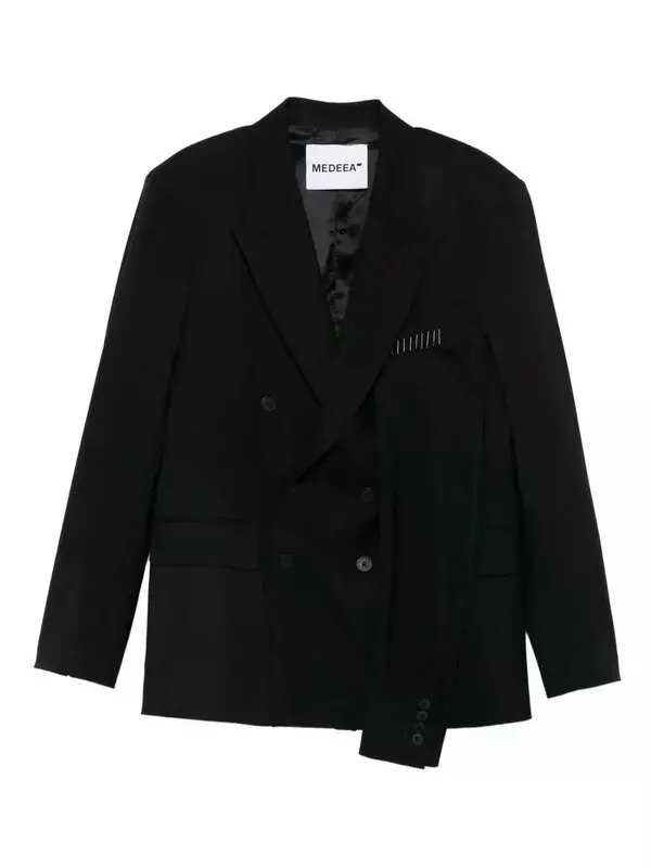 MEDEEA Double-breasted Wool Blazer