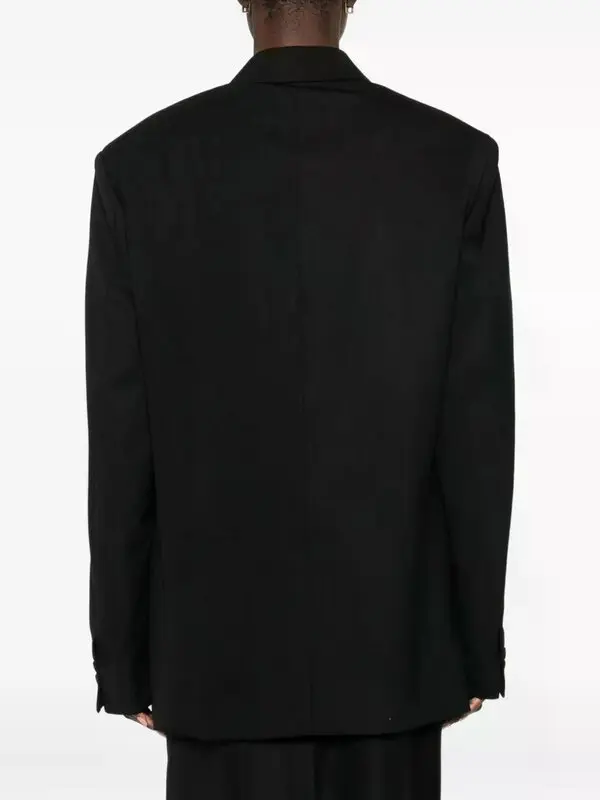 MEDEEA Double-breasted Wool Blazer