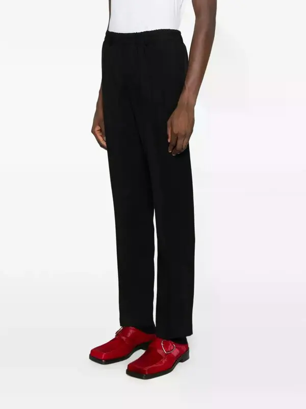 MEDEEA Wool Trousers With Side Seam Pockets