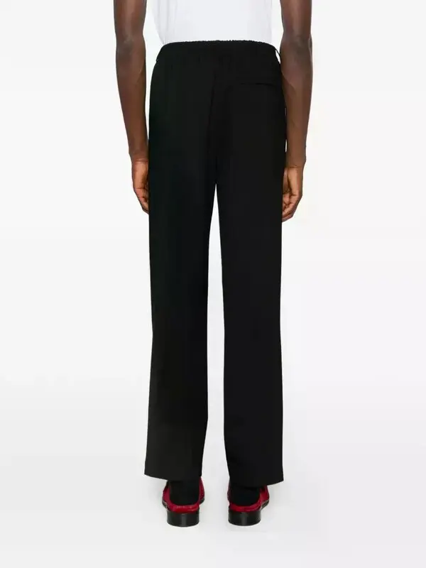 MEDEEA Wool Trousers With Side Seam Pockets