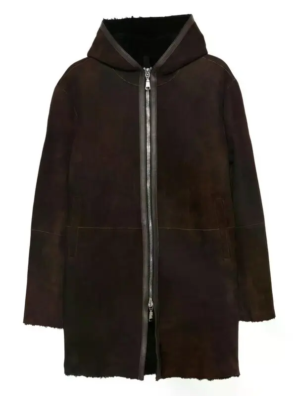 Tagliatore Hooded Zip-up Coat