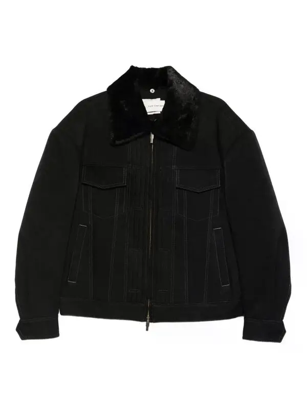 FENG CHEN WANG Fur-collar Zip-up Jacket