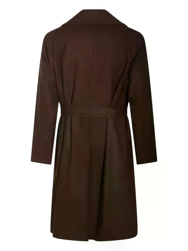 HEVO Belted Double-breasted Coat