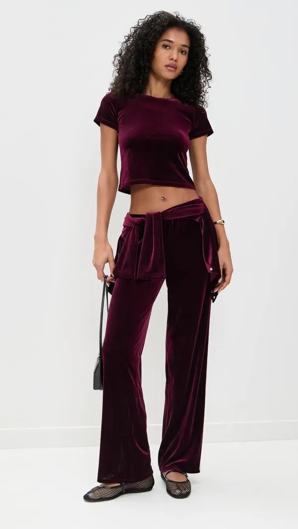 LE BOP Paige Velvet Pants