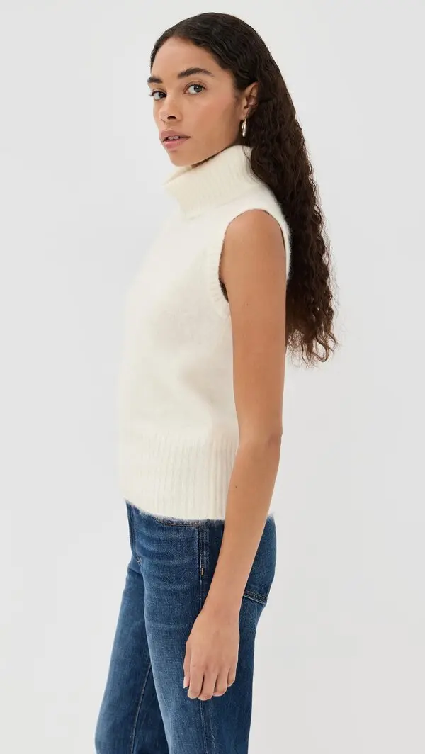 Veronica Beard Mazzy Brushed Cashmere Vest