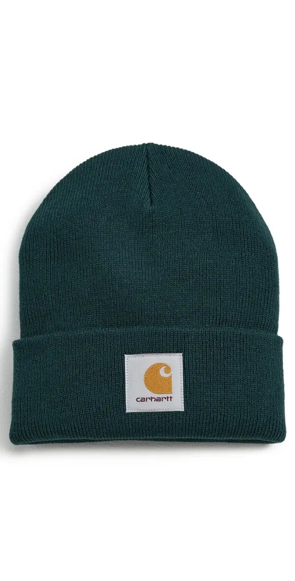 Carhartt Work In Progress Short Watch Beanie - Dark Fir