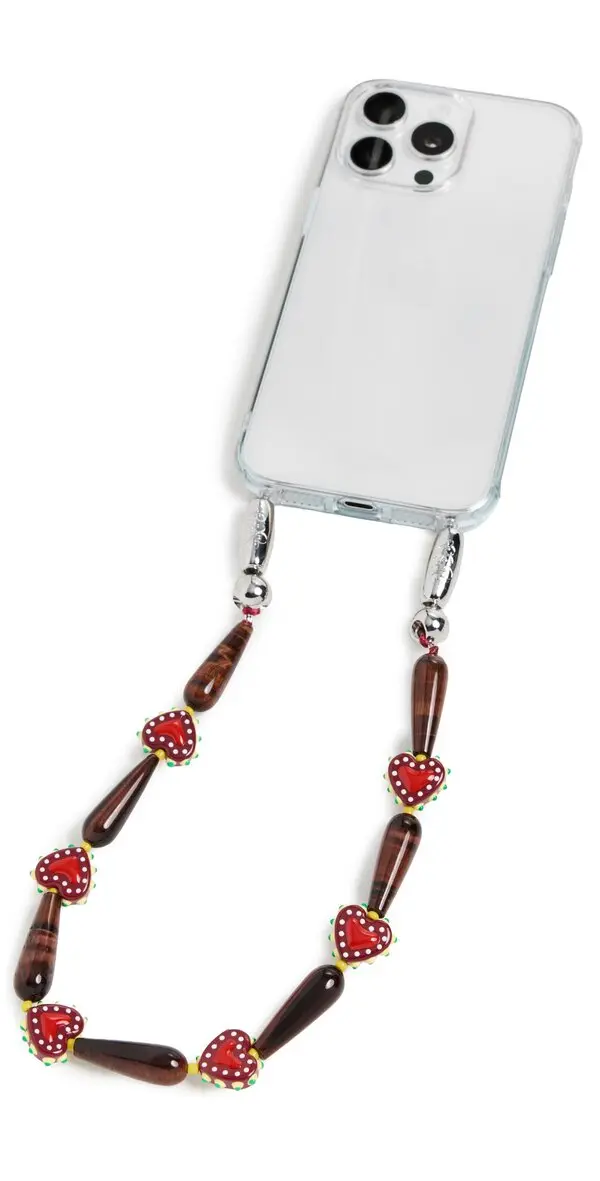 OSSA Western Heart Wristlet - Red Agate