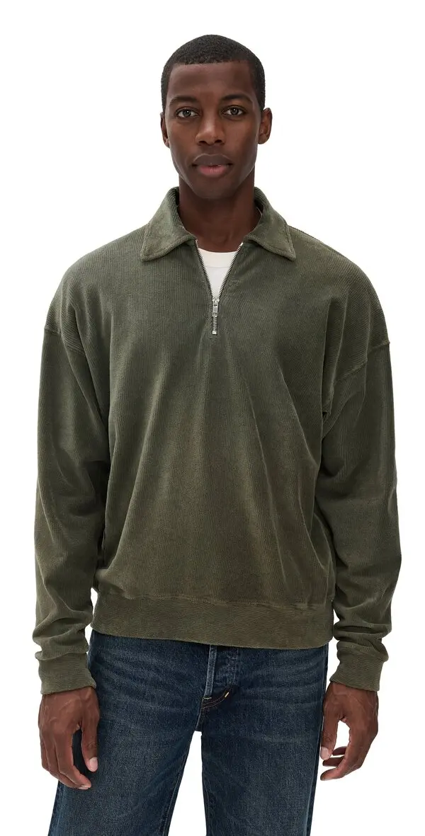 ASHER Claude Quarter Zip Sweatshirt
