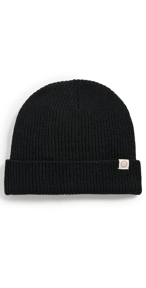 Marine Layer Tahoe Beanie - Black