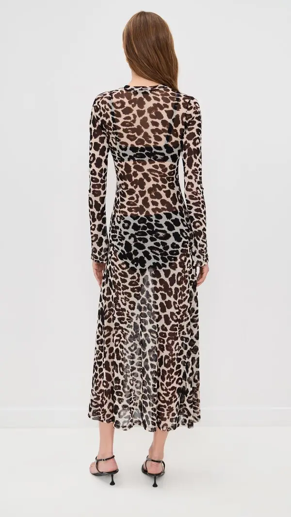 LE BOP Hattie Maxi Dress - Leopard