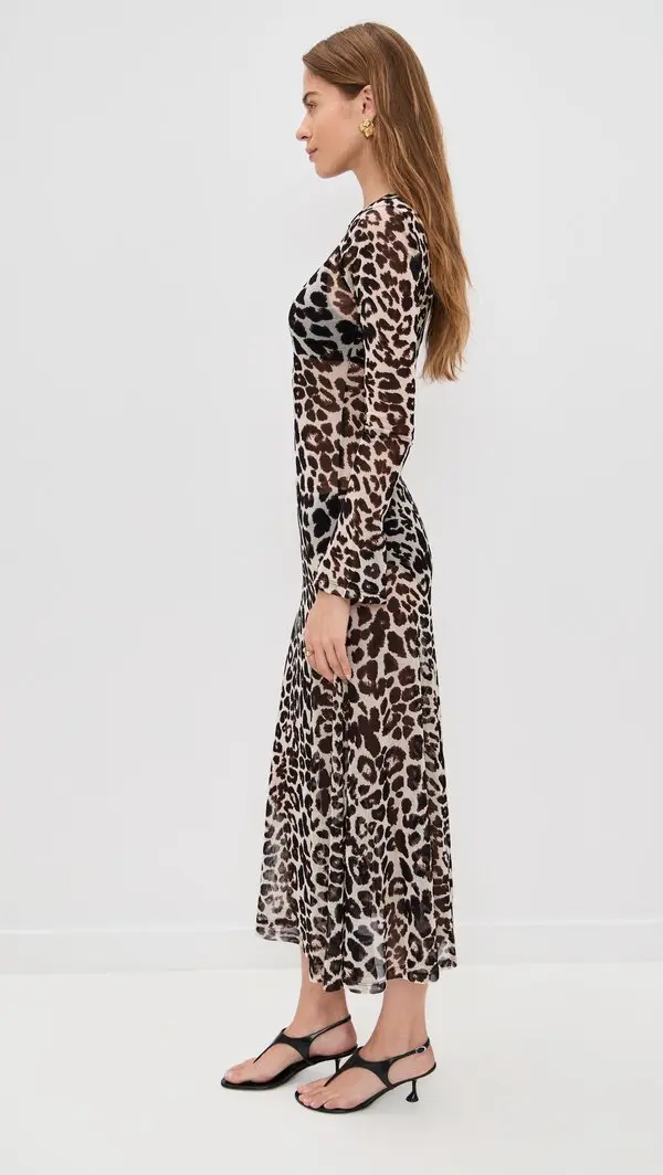 LE BOP Hattie Maxi Dress - Leopard