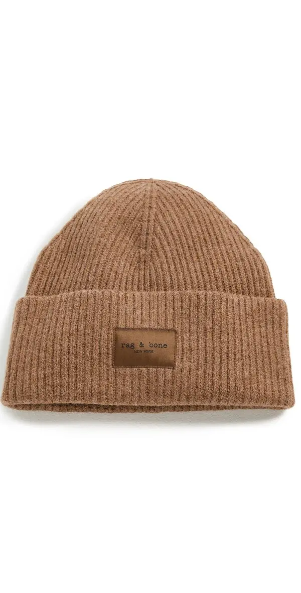 Rag & Bone Blake Beanie - Camel