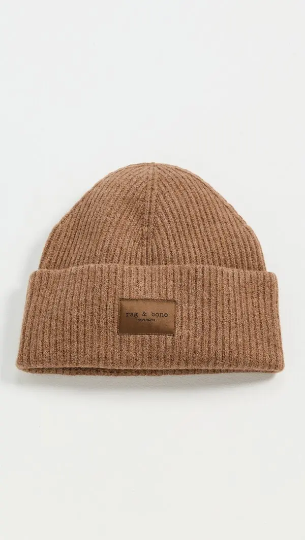 Rag & Bone Blake Beanie - Camel