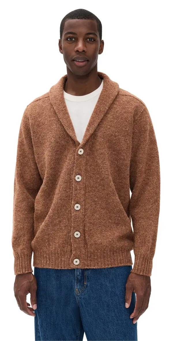 Howlin' Shaggy Bear Shawl Cardigan