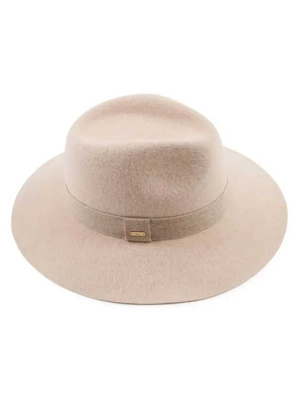 Eugenia Kim Georgina Wool Fedora Hat - Beige