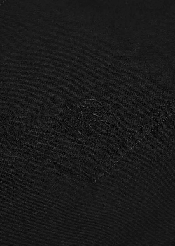 REPRESENT Logo-embroidered Twill Overshirt