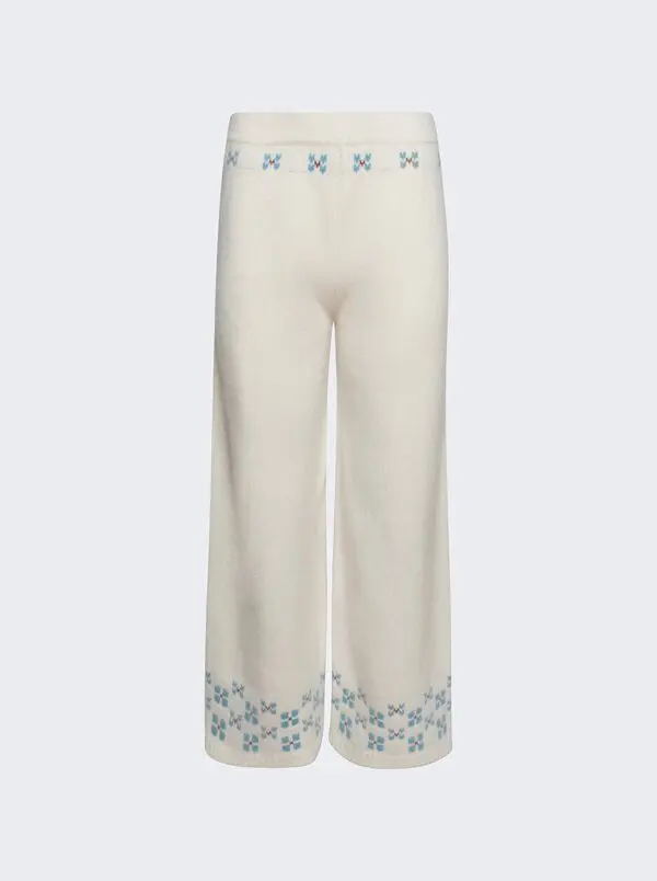 Calle Del Mar Winter Fair Isle Pant - Natural