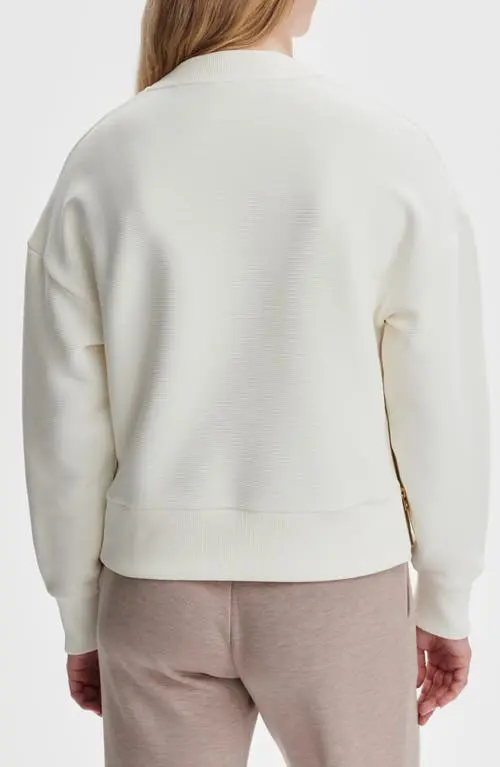 Varley Addelyn Ottoman Rib Sweatshirt - Ivory