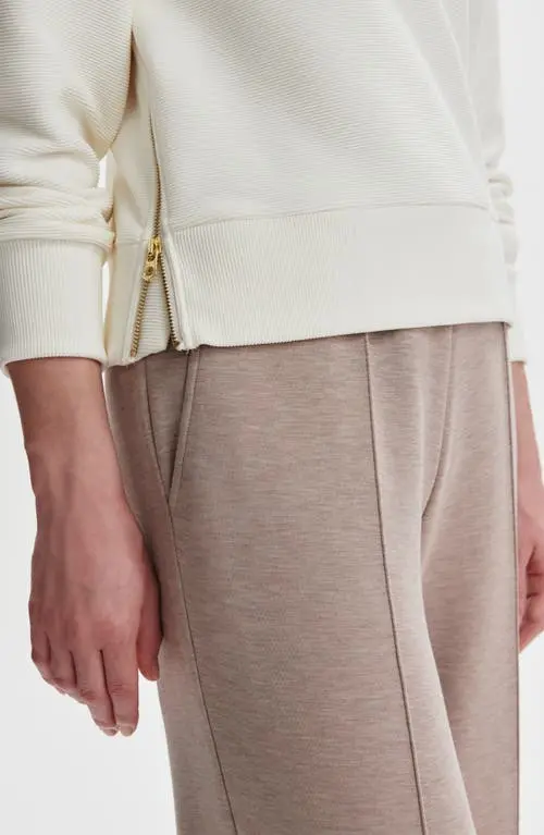 Varley Addelyn Ottoman Rib Sweatshirt - Ivory