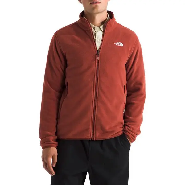 The North Face Glacier Fleece Zip-front Jacket - Iron Clay