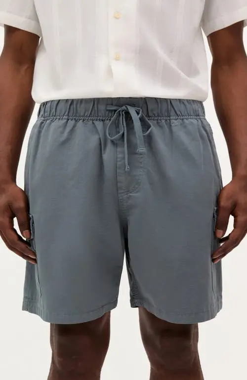 SCALPERS Linen Cargo Bermuda Shorts - Duck