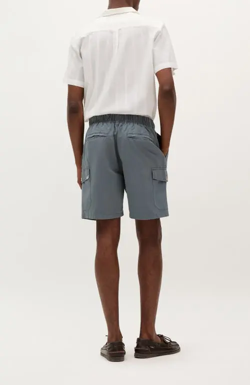 SCALPERS Linen Cargo Bermuda Shorts - Duck