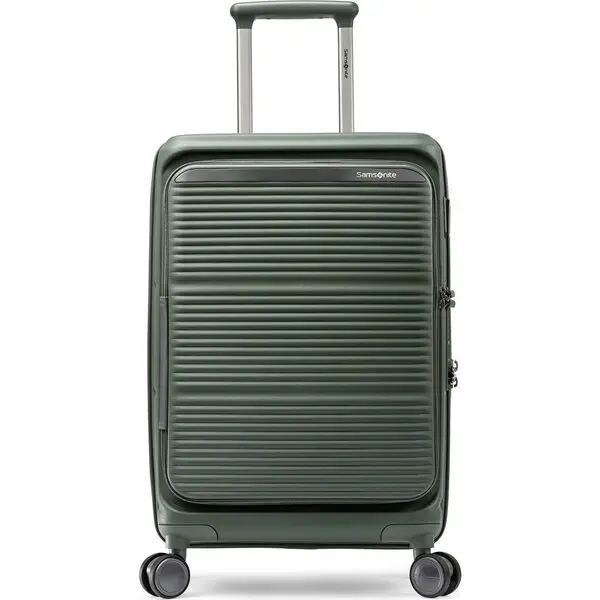 SAMSONITE Paralux Expandable 22" Carry-on Spinner Luggage - Olive