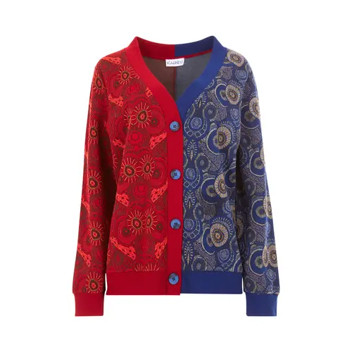 KAHINDO Windhoek Knit Jacquard Cardigan