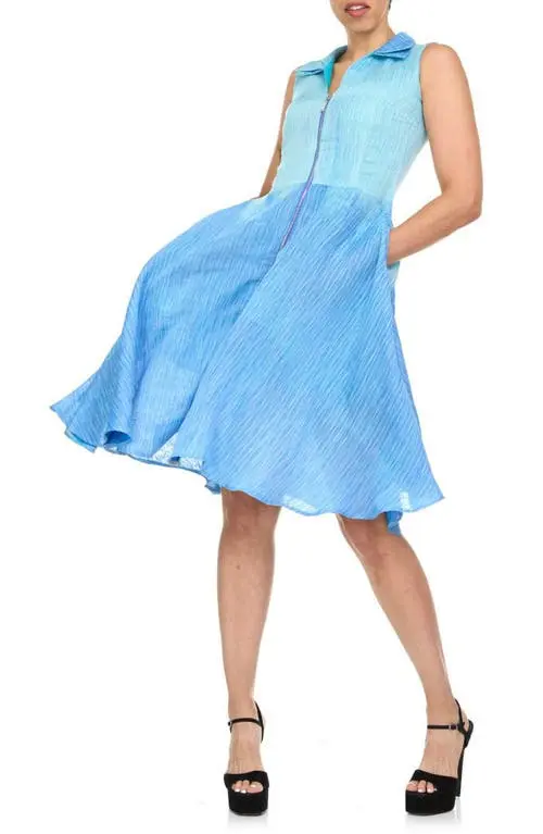 KAHINDO Double Collar Ombre Dress