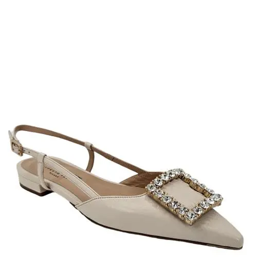 MADISON MAISON Slingback Flat - Cream