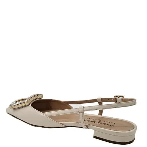 MADISON MAISON Slingback Flat - Cream