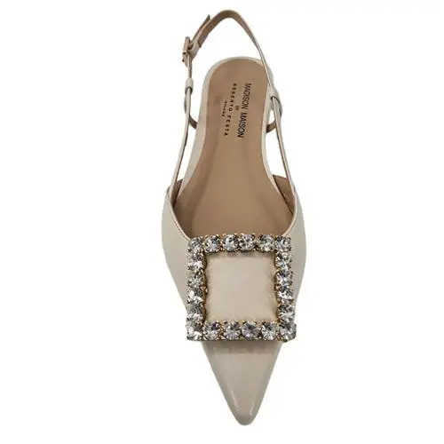 MADISON MAISON Slingback Flat - Cream