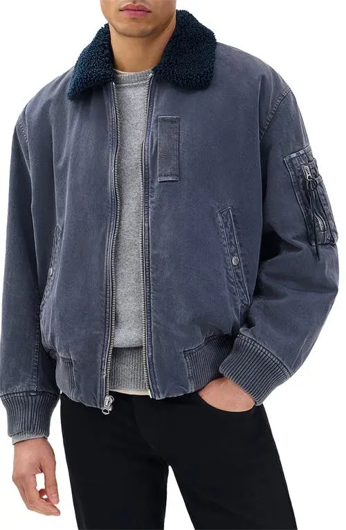 Rag & Bone B-15 Denim Bomber Jacket