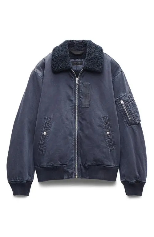 Rag & Bone B-15 Denim Bomber Jacket