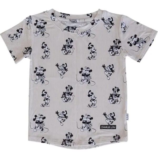 CHARLIE LOU BABY® Steamboat Willie T-shirt - Beige
