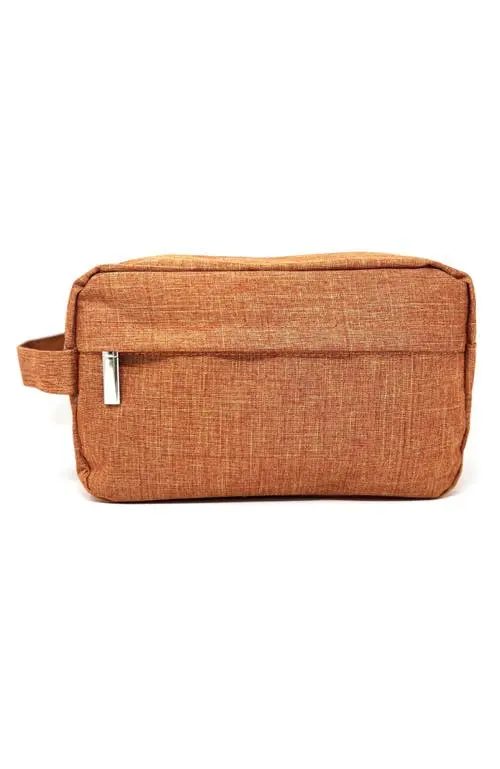 YOUZEY Canvas Toiletry Bag - Orange