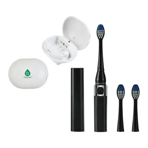 PURSONIC Black Sonic Toothbrush & Uv Sterilizer Set - Multicolor