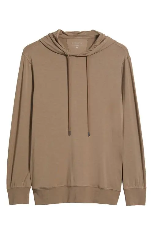 Daniel Buchler Sleek Pajama Hoodie - Brown