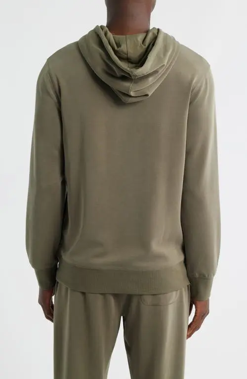 Daniel Buchler Supersoft Hoodie - Olive