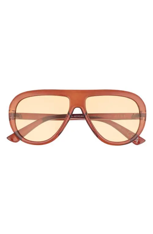 AIRE Cadent 54mm Aviator Sunglasses - Hazelnut/tan Tint